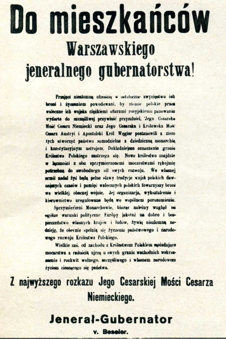 Legia tam była:Proklamacja niepodległości Polski - Historia ze starej ...